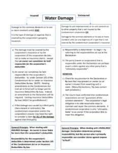 Water Damage Flow Chart - Davidson Houle Allen